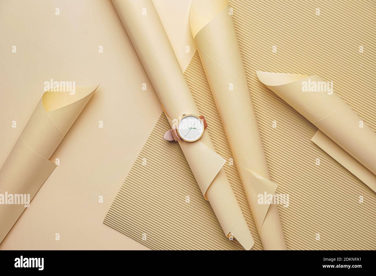 Wrist watch paper sheets hi-res stock photography and images - Alamy