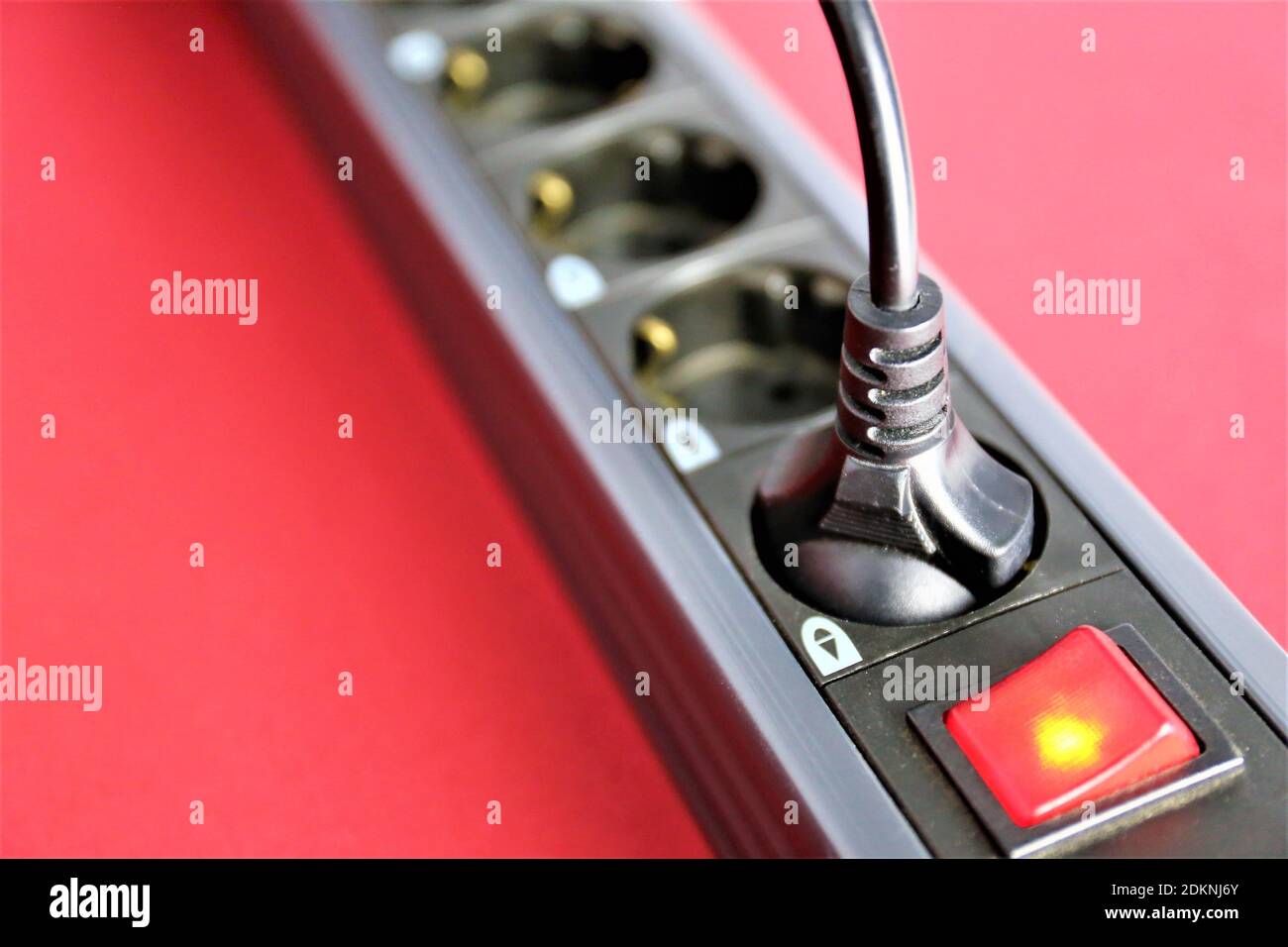 An Image of a power strip Stock Photo - Alamy