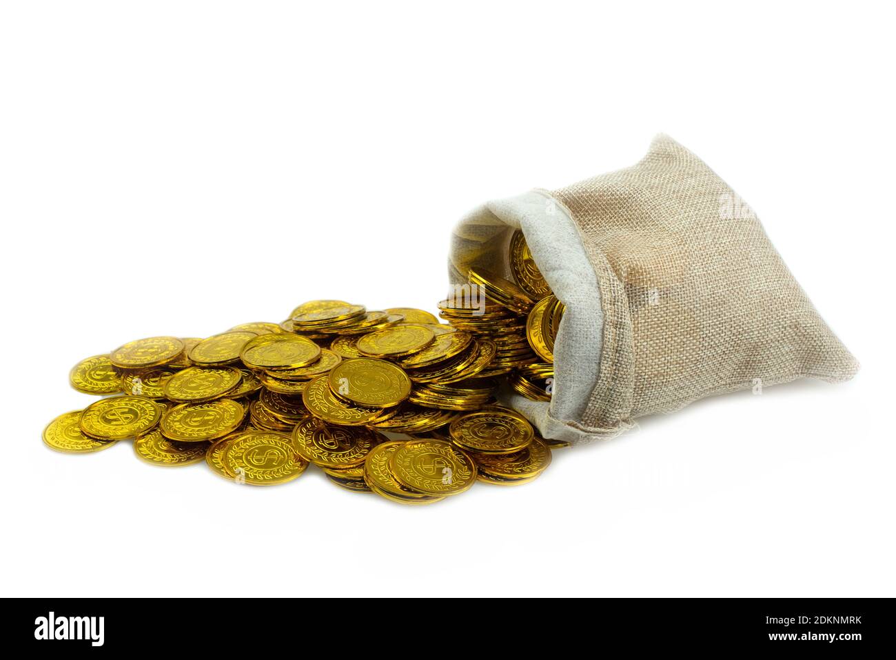 Bag Gold Coins Sack High Resolution Stock Photography and Images - Alamy