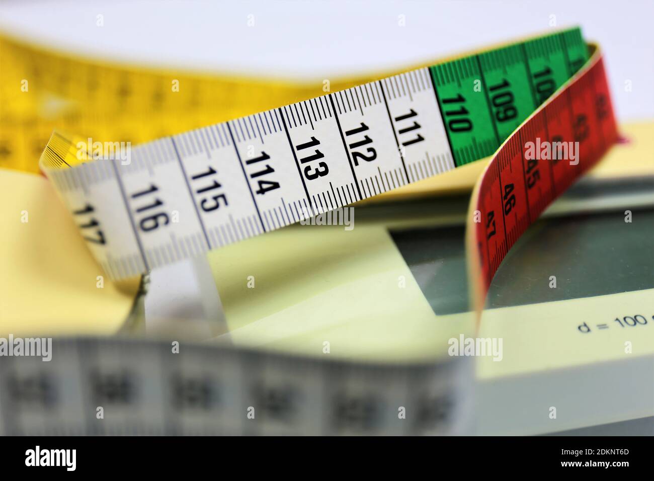 An concept Image of a colorful tape measure Stock Photo - Alamy