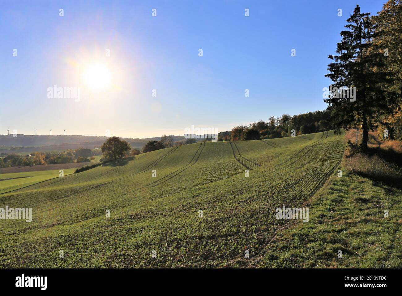 Tractor farming village germany hi-res stock photography and images - Alamy