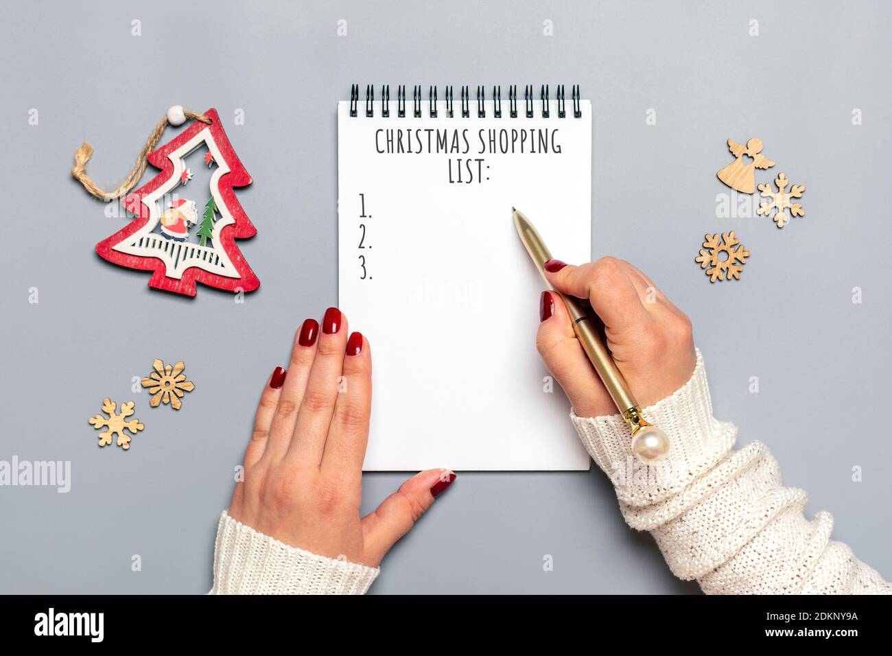 Check list christmas hi-res stock photography and images - Alamy