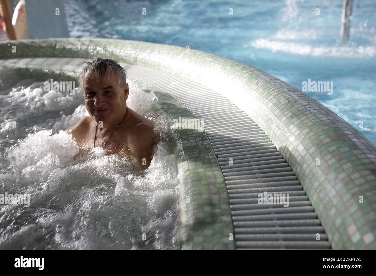 Jacuzzi and old people hi-res stock photography and images - Alamy