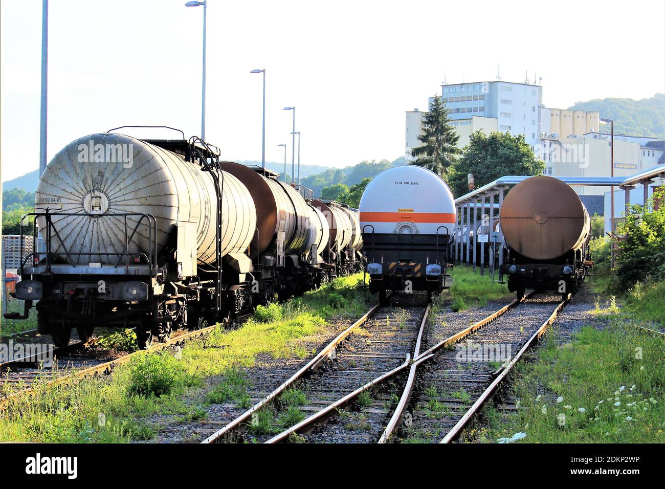 An image of a tank train Stock Photo - Alamy