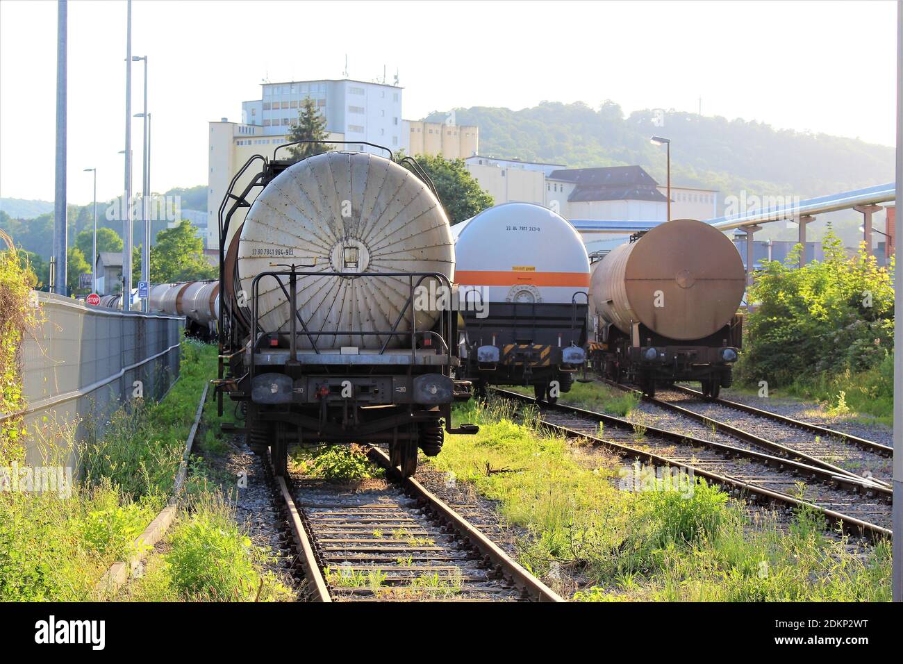 An image of a tank train Stock Photo - Alamy