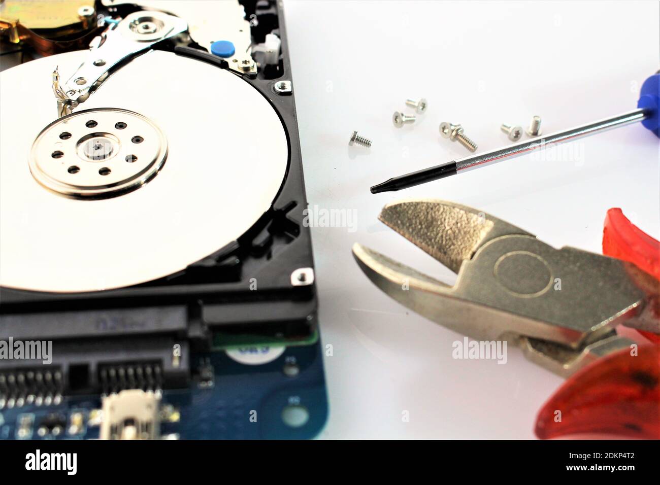 An concept image of a hard drive with a lock Stock Photo - Alamy
