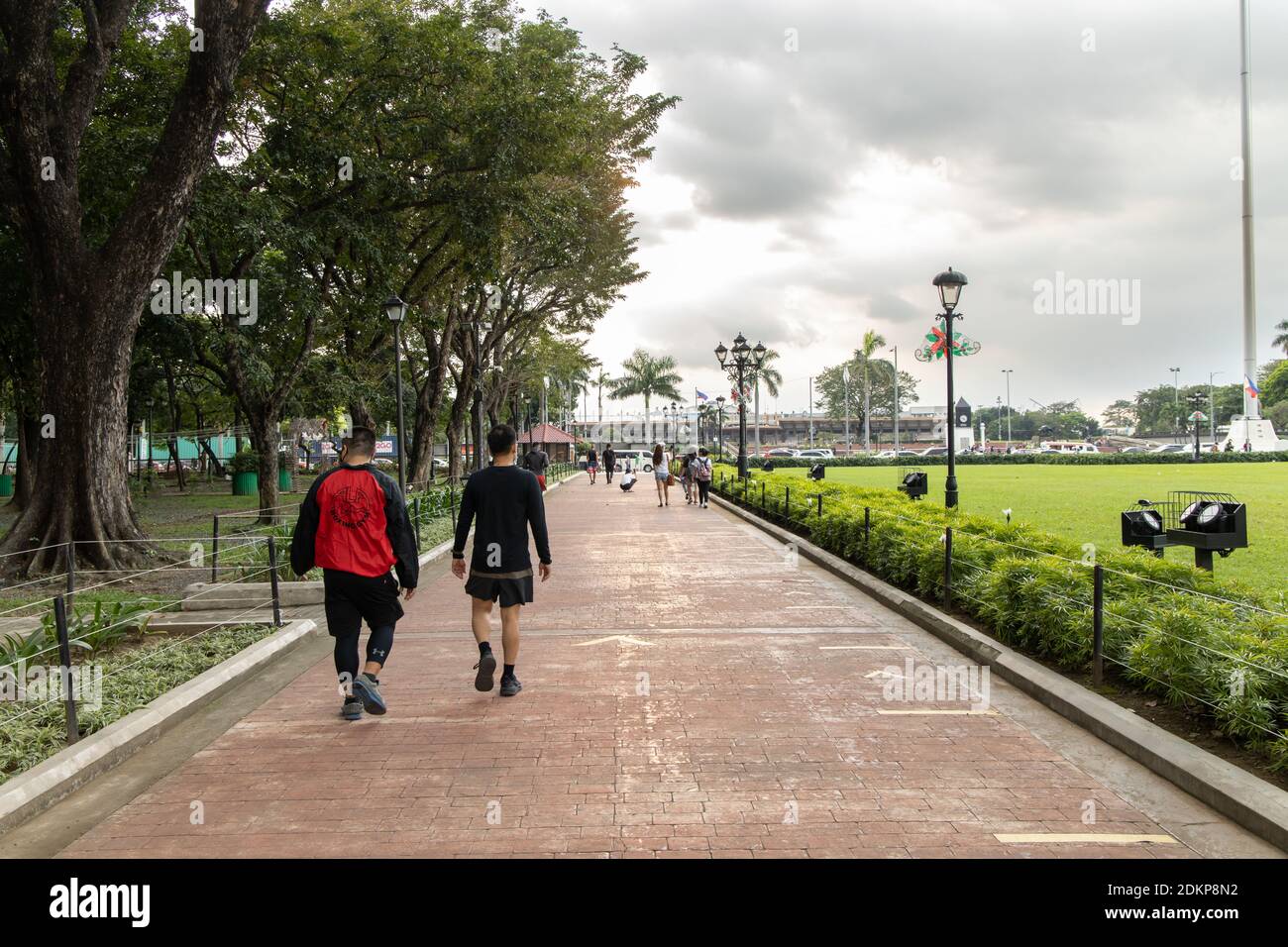 Dec 13, 2020 People taking a walk in Rizal Park, Manila, Philippines ...