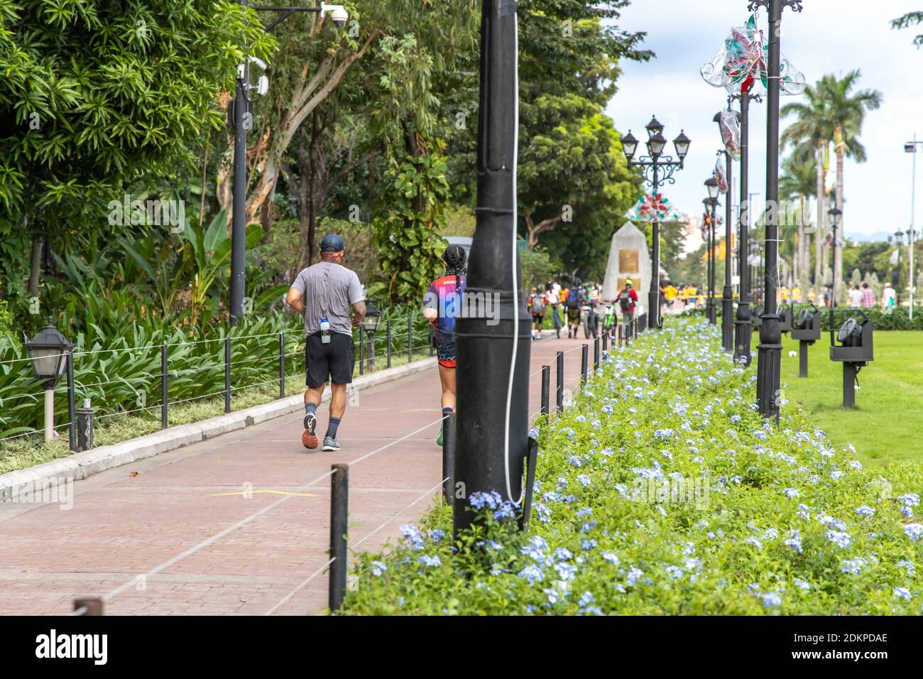 Dec 13, 2020 People taking a jogging in Rizal Park, Manila, Philippines ...