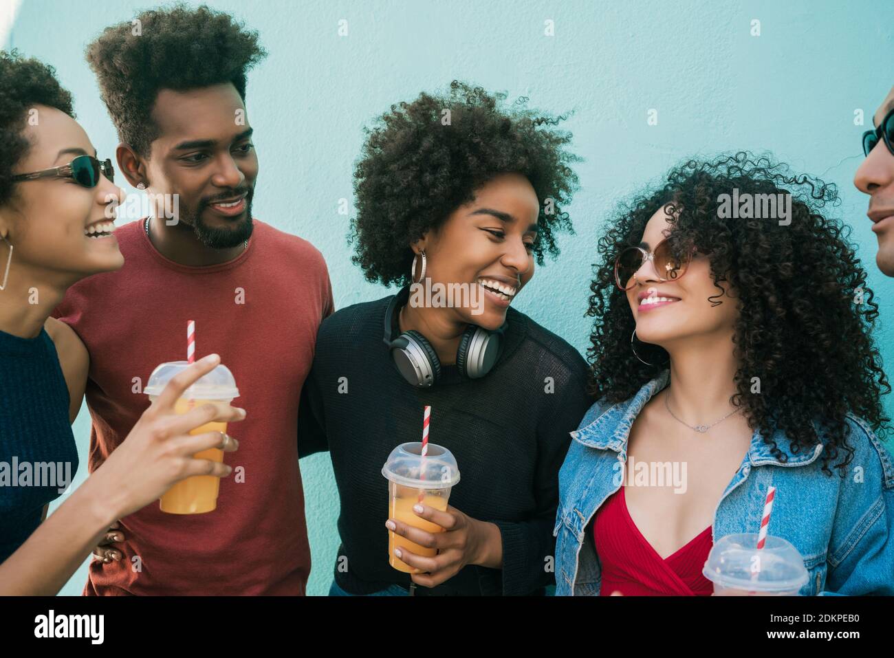 Multi-ethnic group of friends having fun together Stock Photo - Alamy