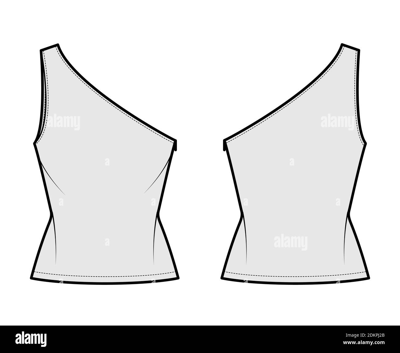 Woman body front back drawing vector Stock Vector Images - Alamy