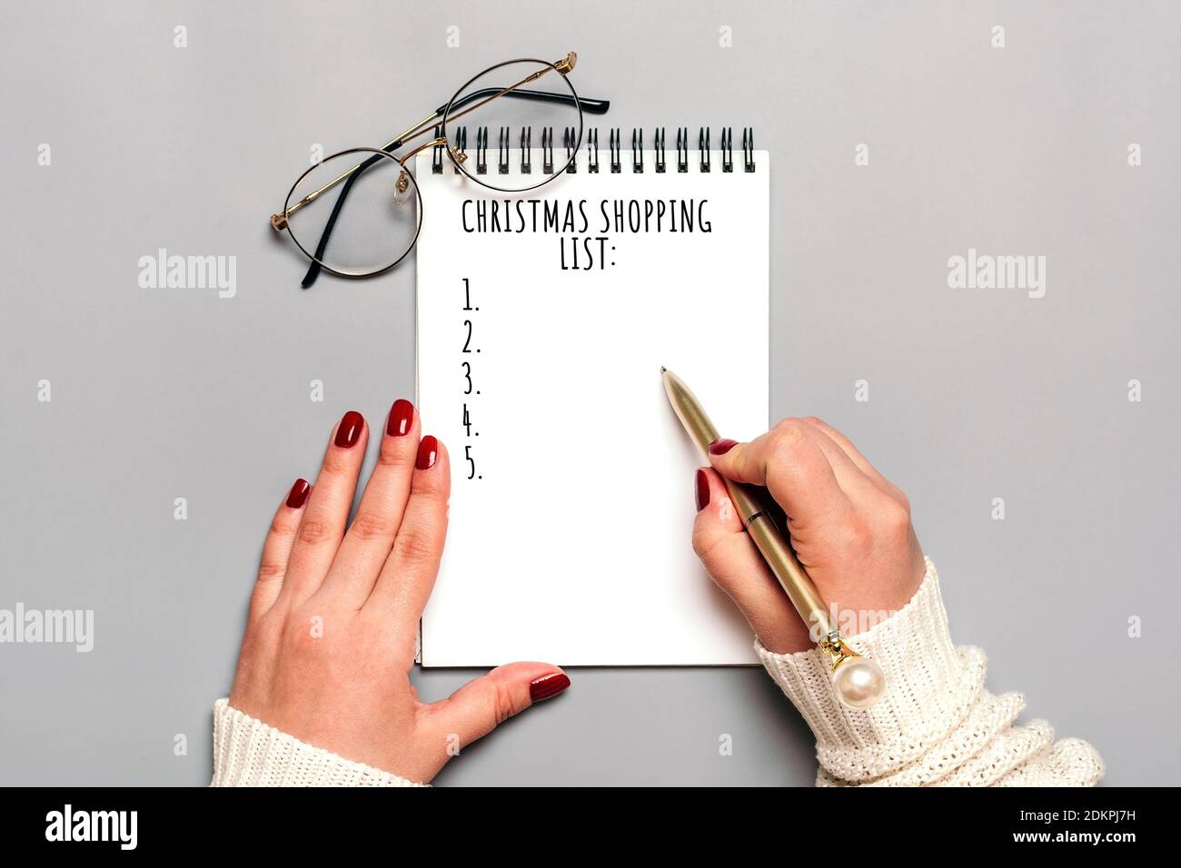 Check list christmas hi-res stock photography and images - Alamy