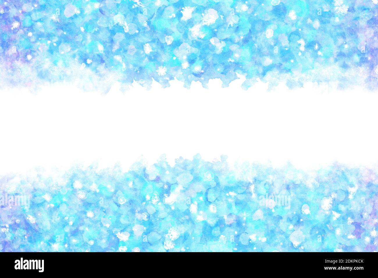 pastel color blue ice abstract on natural grunge watercolor hand paint ...