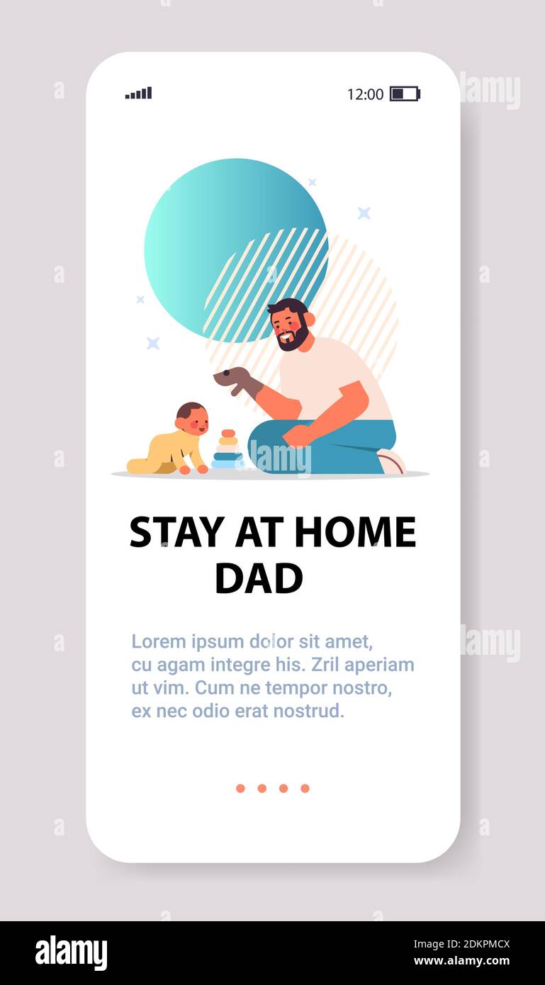 Full time father Stock Vector Images - Alamy