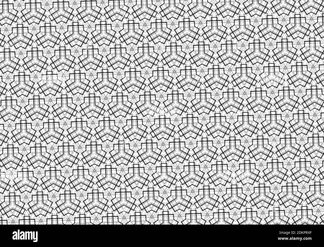 Pattern design made with the help of graphics editing and formatting ...