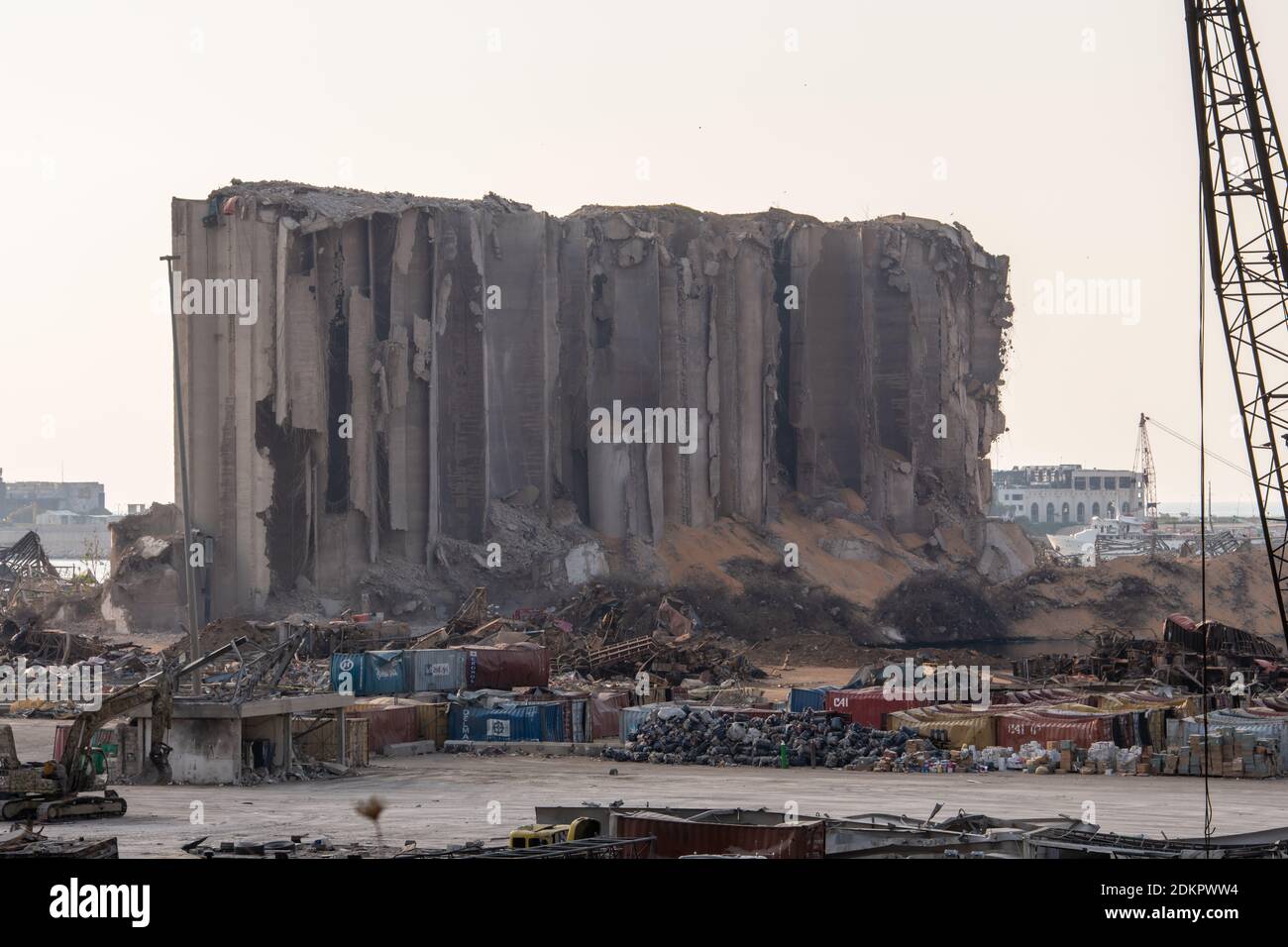 Damage After Beirut port explosion Stock Photo - Alamy