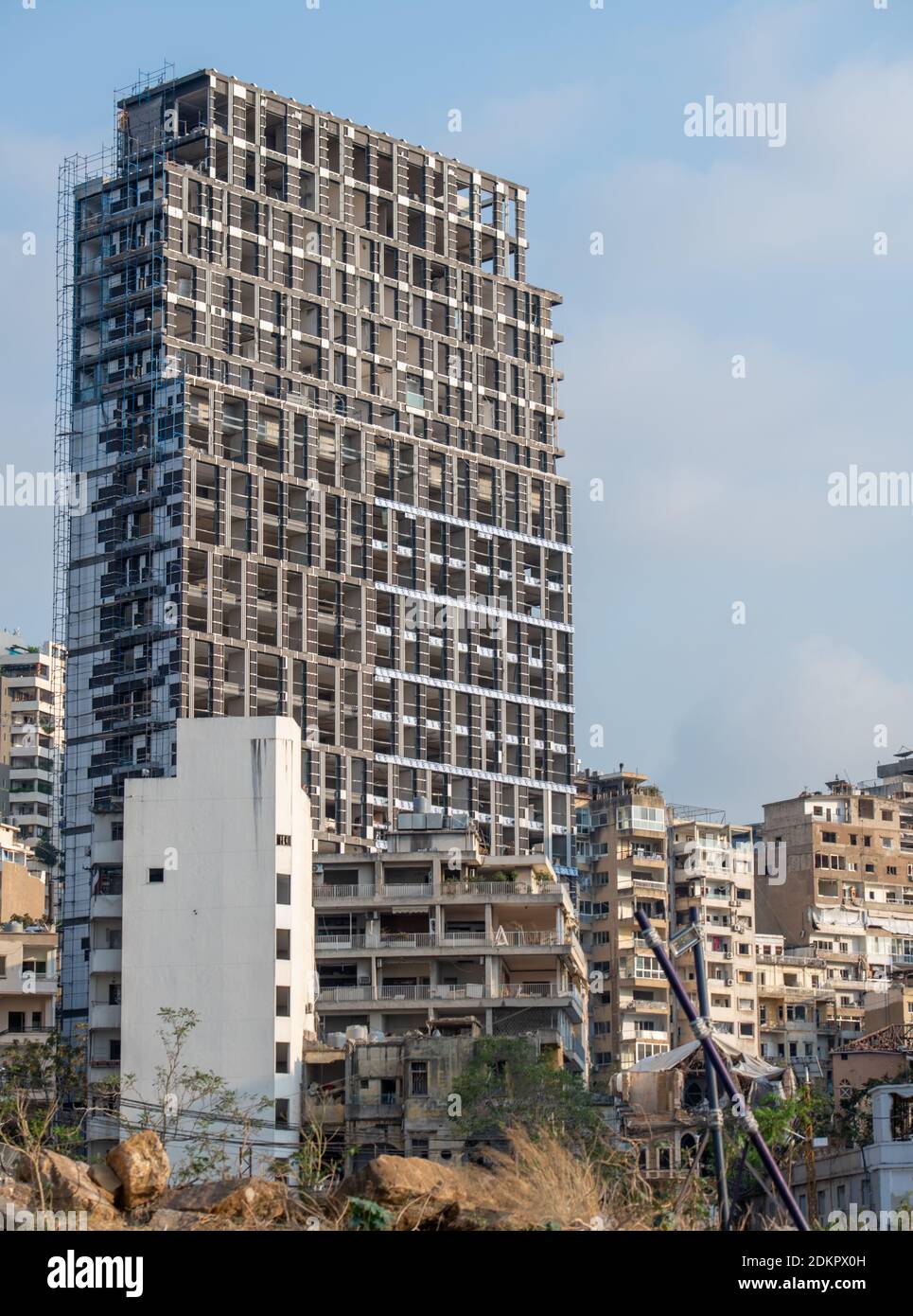 Damage After Beirut port explosion Stock Photo - Alamy