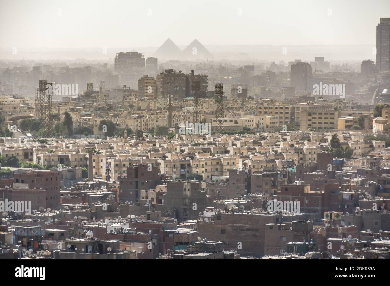 Cairo pyramid aerial view hi-res stock photography and images - Alamy