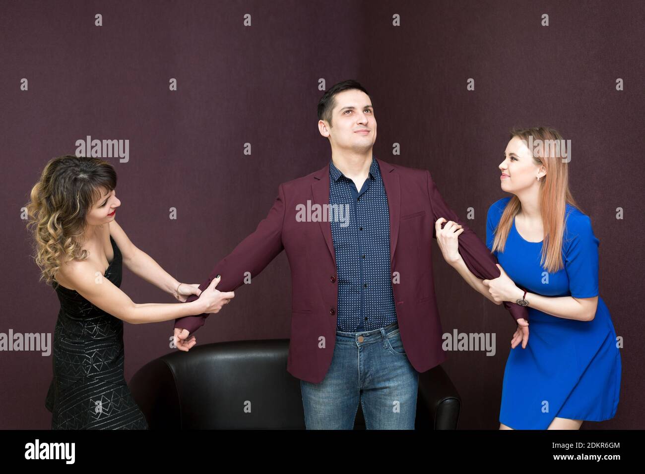 Rivalry women love man hi-res stock photography and images - Alamy