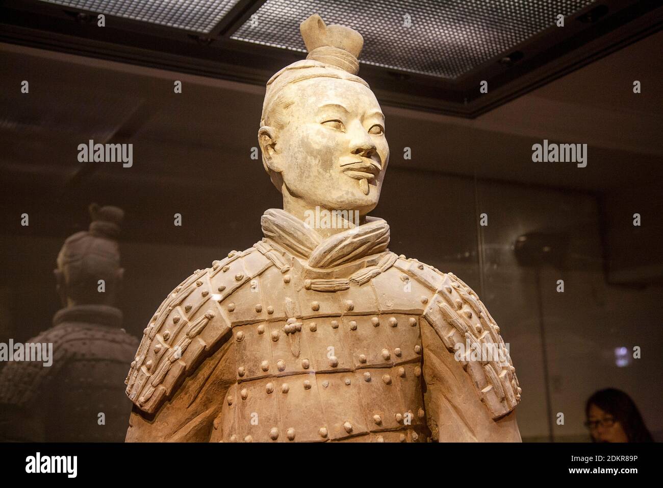 Kneeling Archer soldier from the Terracotta Army warrior sculptures ...
