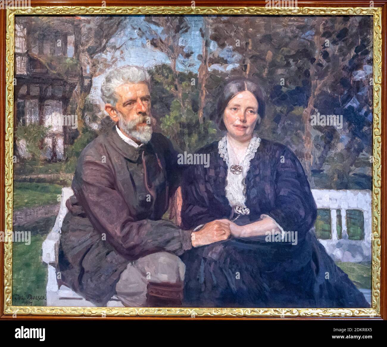 A double portrait (1907) by Julius Paulsen, Art Museums of Skagen ...
