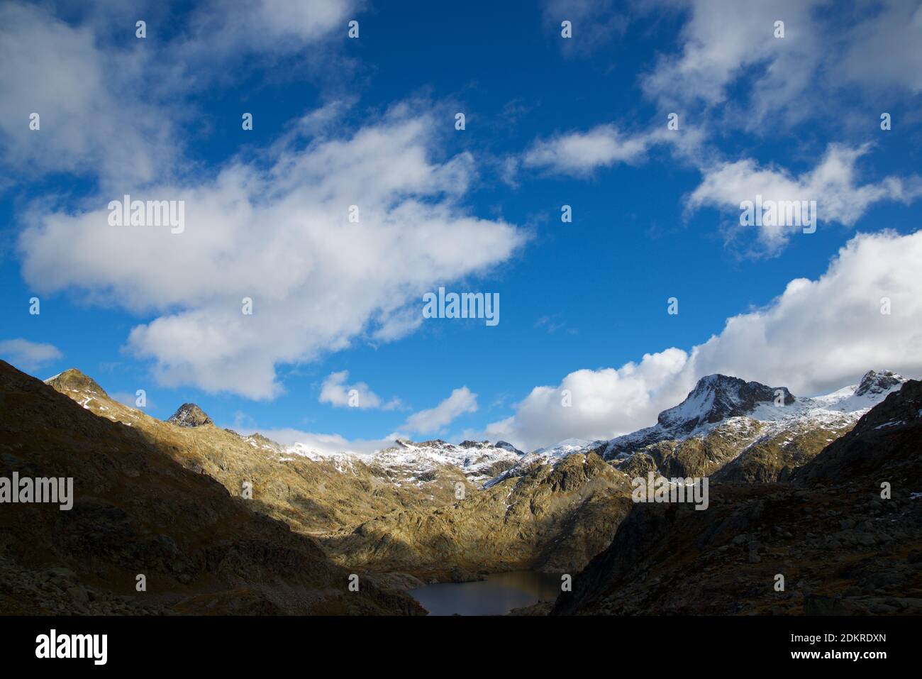 Peaks in the Pyrenees, Tena Valley, Huesca Province, Aragon in Spain ...