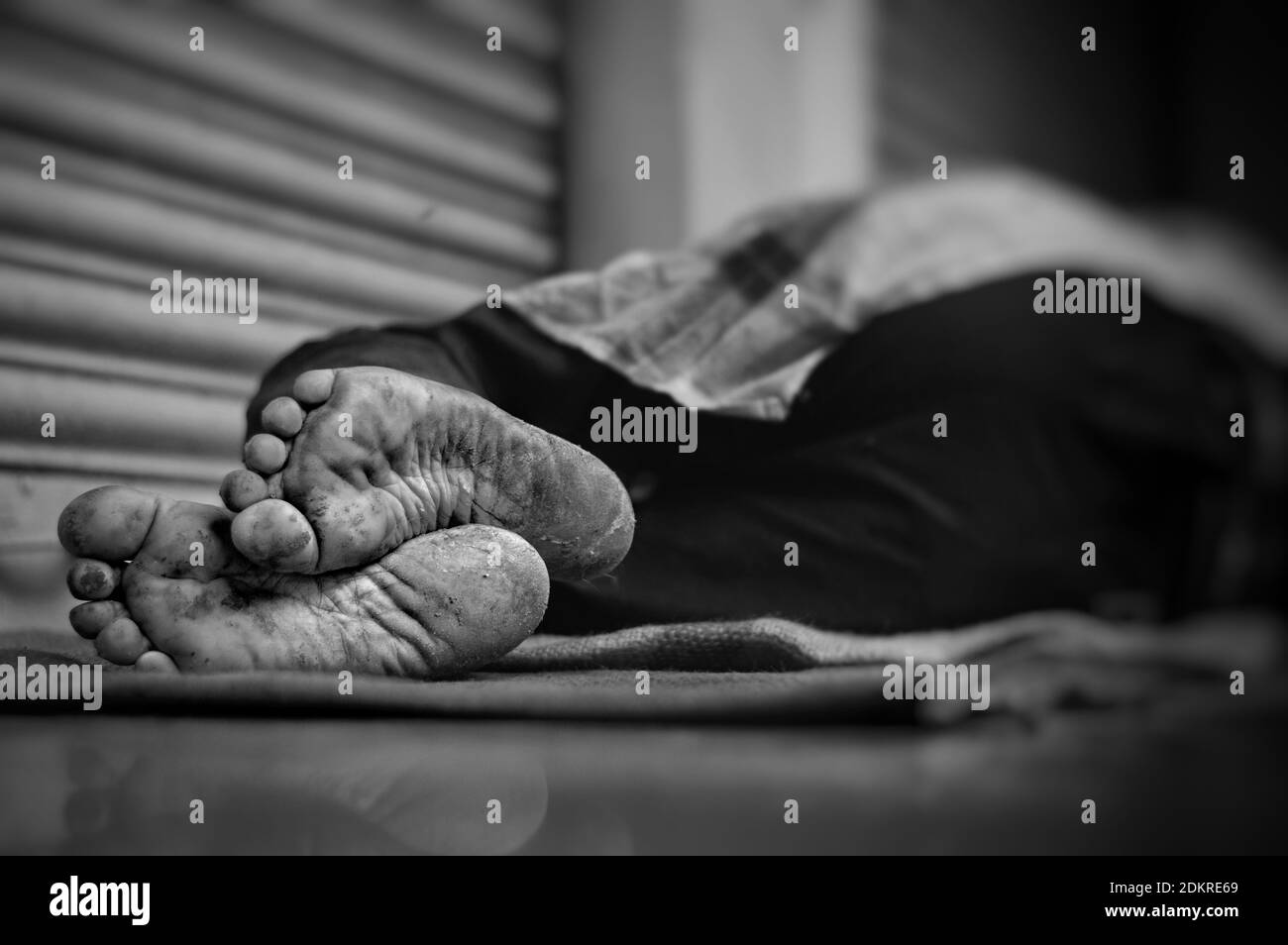Hand barefoot poor poverty hi-res stock photography and images - Alamy