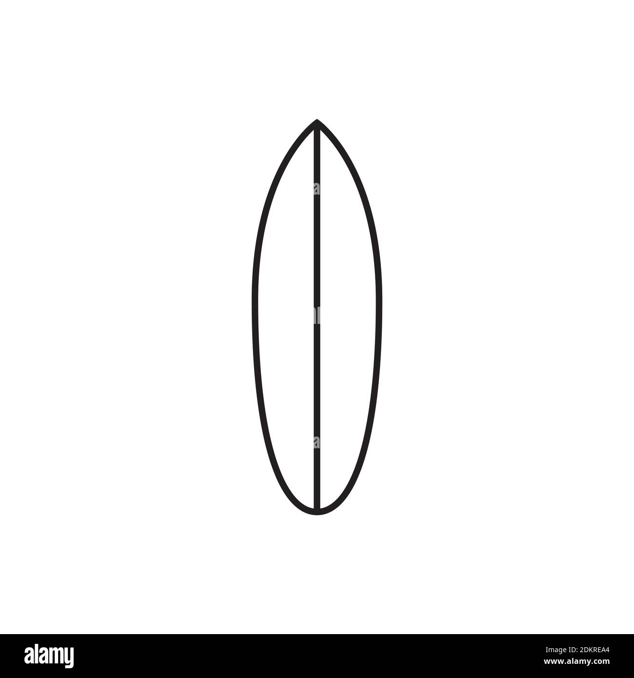 Surfboard outline icon vector for graphic design, logo, web site ...