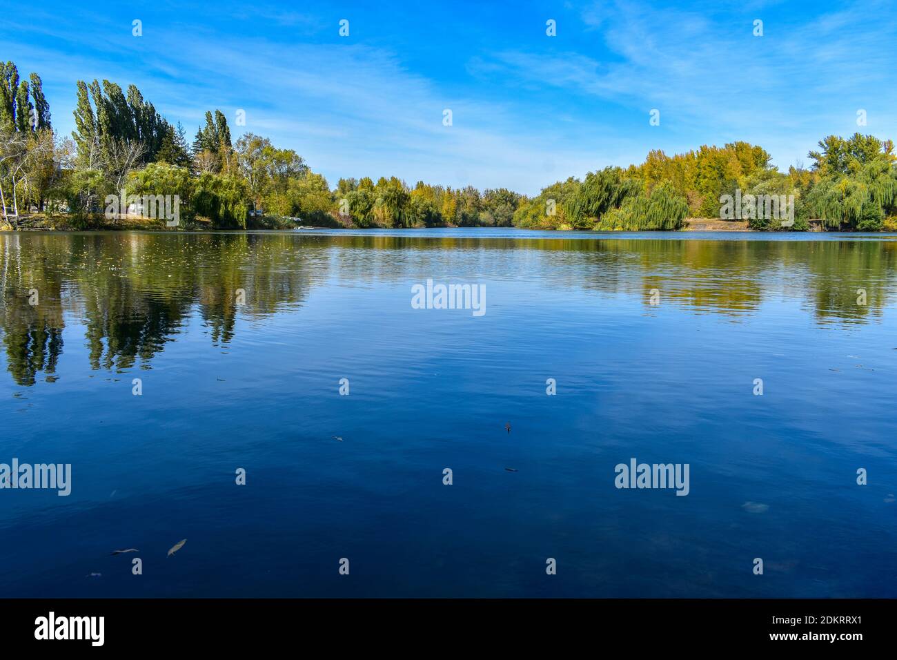 Beautiful lake view Stock Photo - Alamy