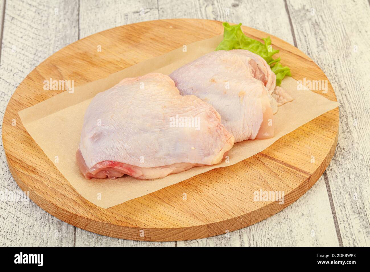 Raw chicken hip ready for cooking Stock Photo - Alamy