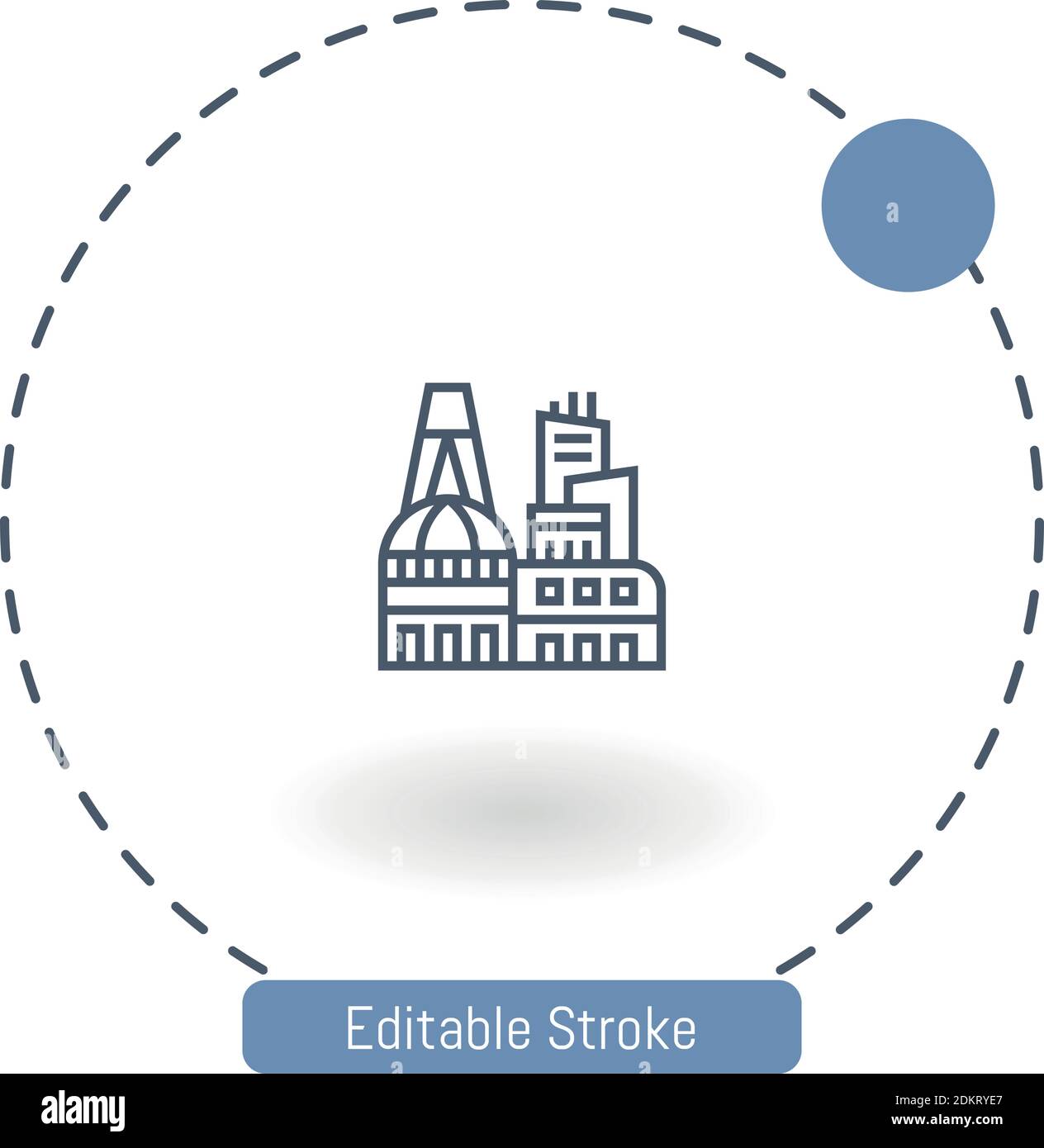 metropolitan vector icon editable stroke outline icons for web and ...