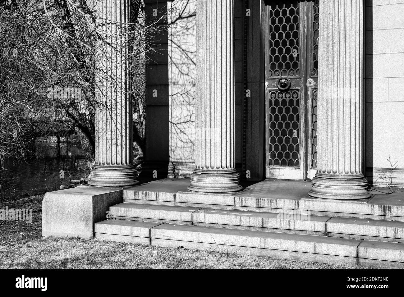 Historic Graveyard Cemetery Steps And Door Stock Photo - Alamy