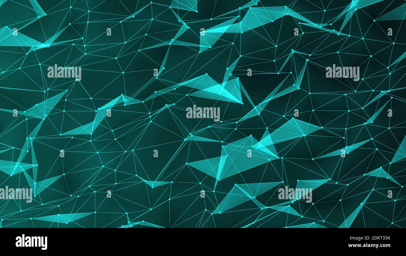 Abstract 3d Digital Connected Dots And Lines Abstract Plexus Shapes Connection And Web