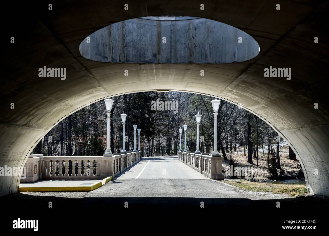 View Of Arch Bridge Stock Photo - Alamy