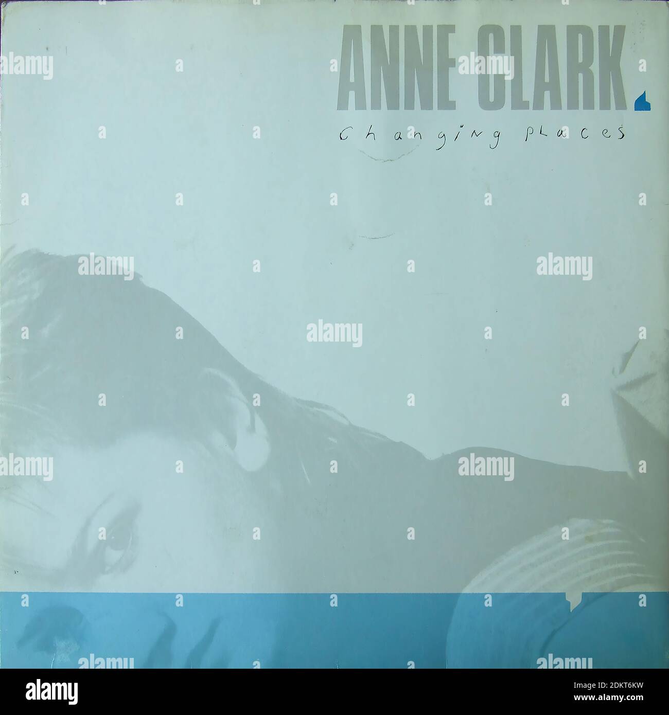 Anne Clark - Changing Places - Vintage vinyl album cover Stock Photo ...