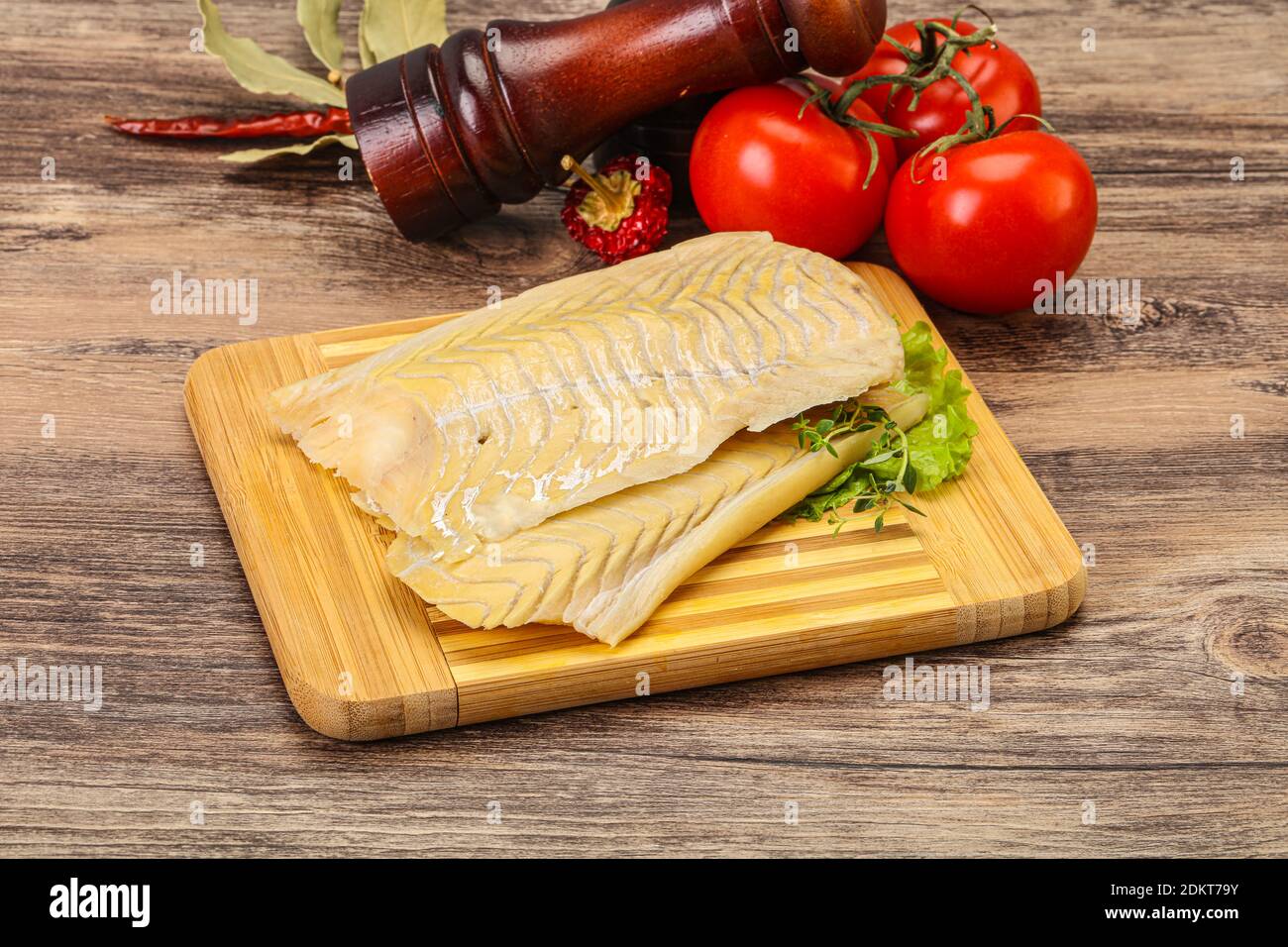 Raw cod fish fillet for cooking Stock Photo - Alamy