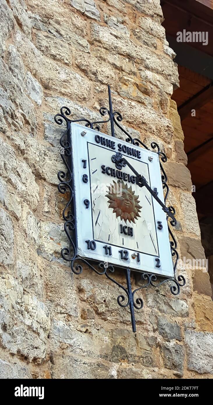 Röttingen is a city in Bavaria with many historical sights Stock Photo ...