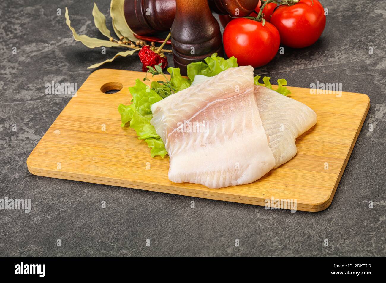 Raw pangasius fillet fish for cooking Stock Photo - Alamy
