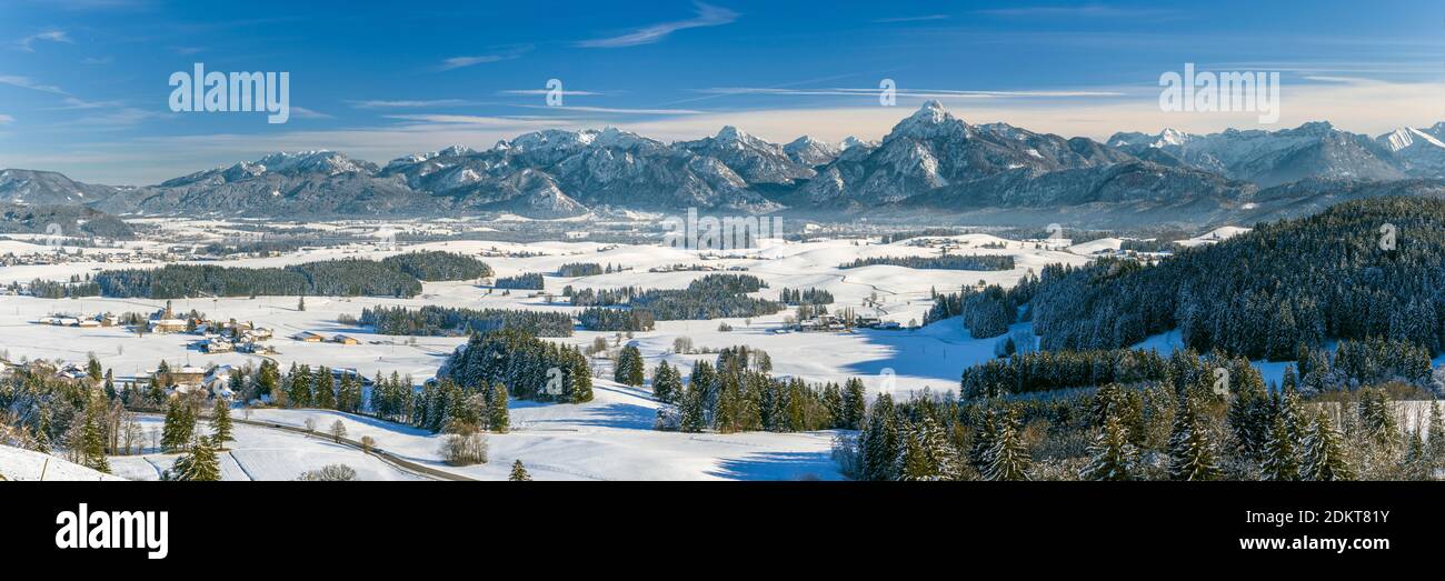 Panoramic landscape winter in hi-res stock photography and images - Alamy
