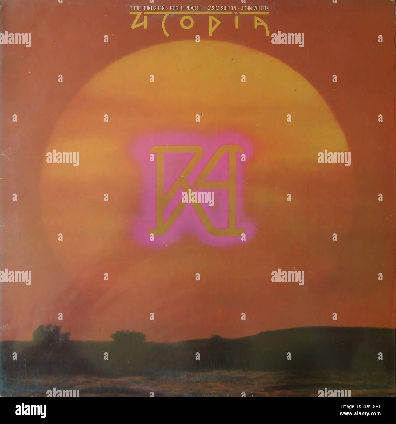 Utopia - Ra 1977 - Vintage vinyl album cover Stock Photo - Alamy