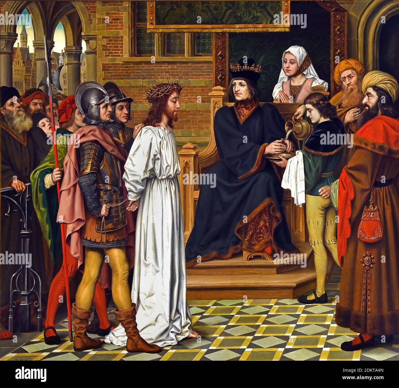 The Stations of the Cross 1897 by Jan Baptist Anthony (1854-1930 ...