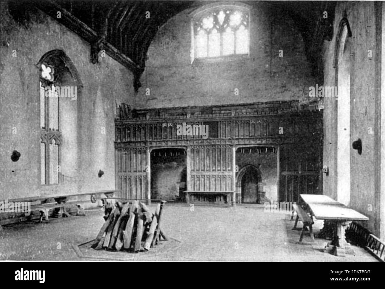 The great hall at Penshurst Place Stock Photo - Alamy