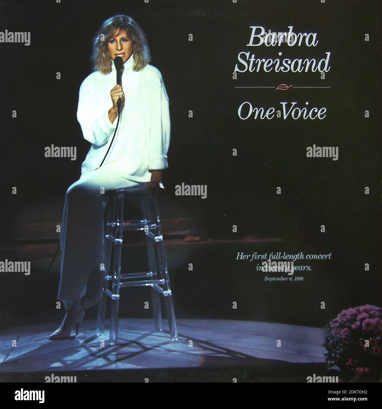 Barbra Streisand - One Voice - Vintage vinyl album cover Stock Photo ...