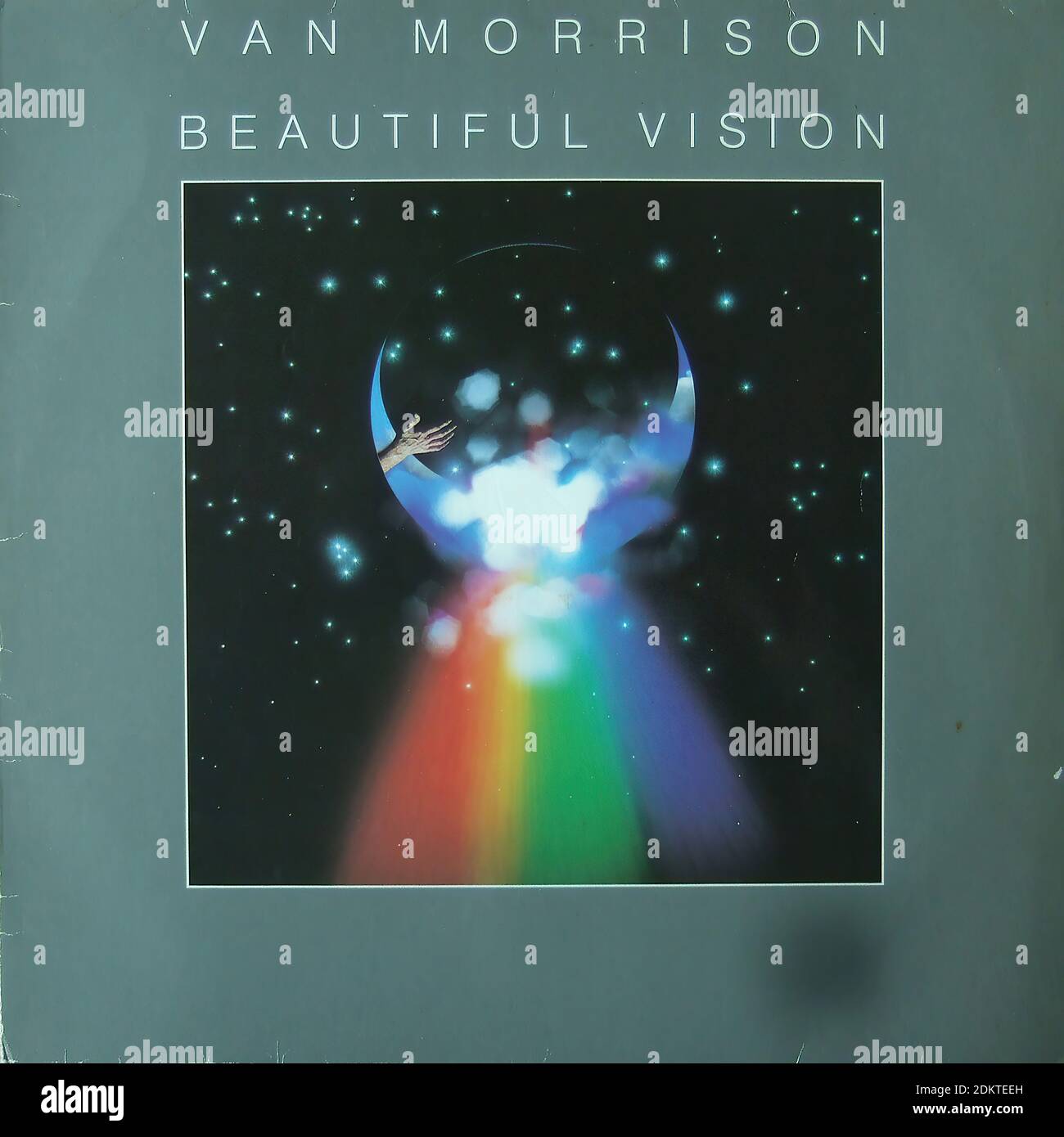 Van Morrison - Beautiful Vision - Vintage vinyl album cover Stock Photo ...