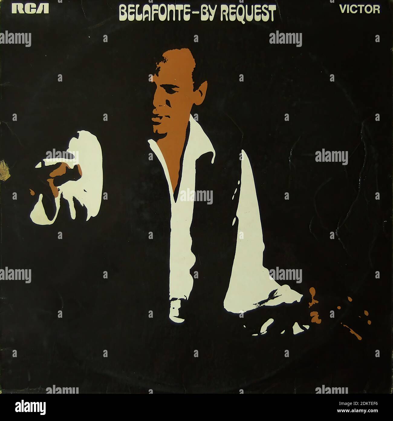 Harry Belafonte - By Request, RCA - Vintage vinyl album cover Stock ...