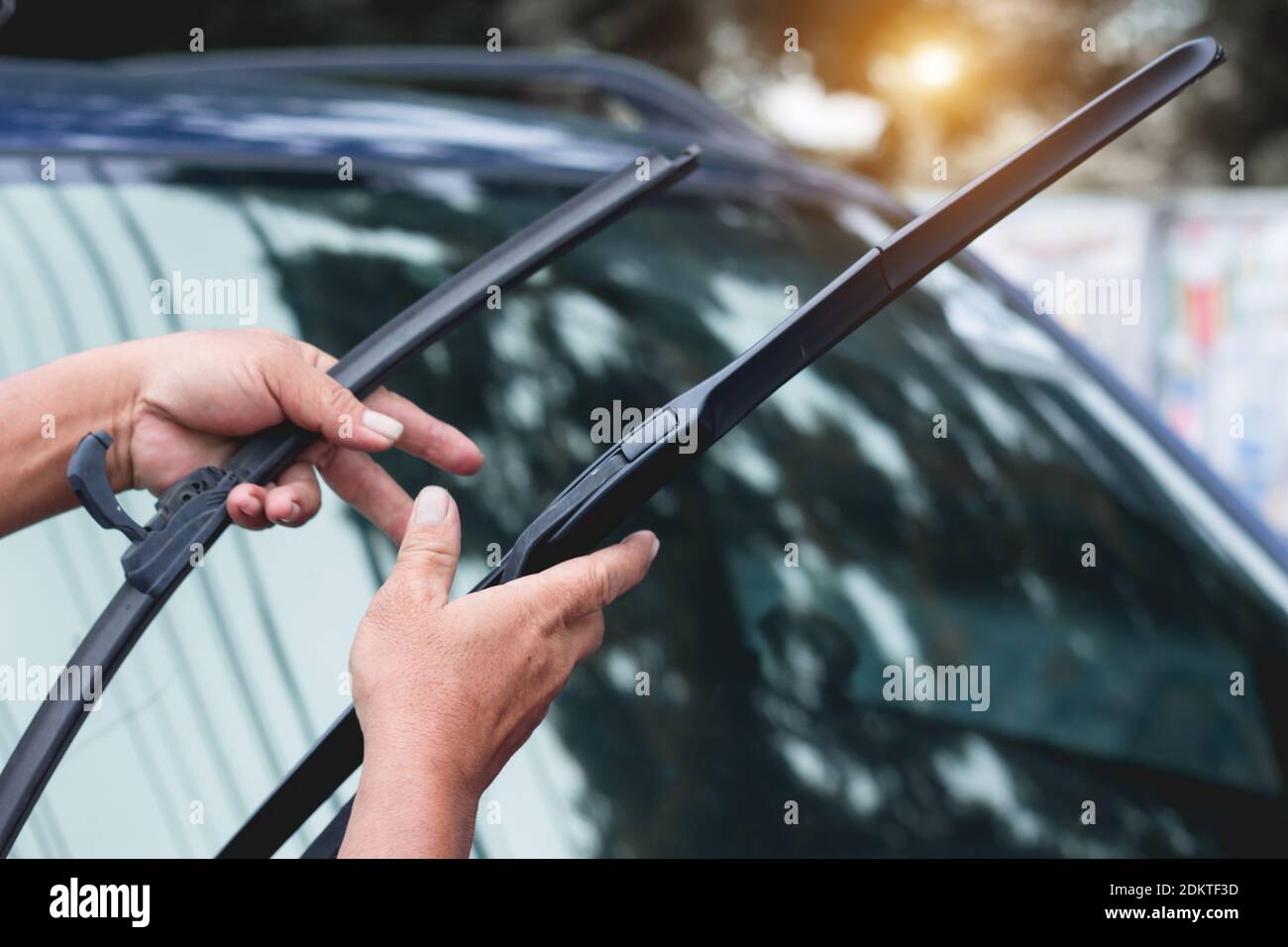 Wiper blade replacement hi-res stock photography and images - Alamy