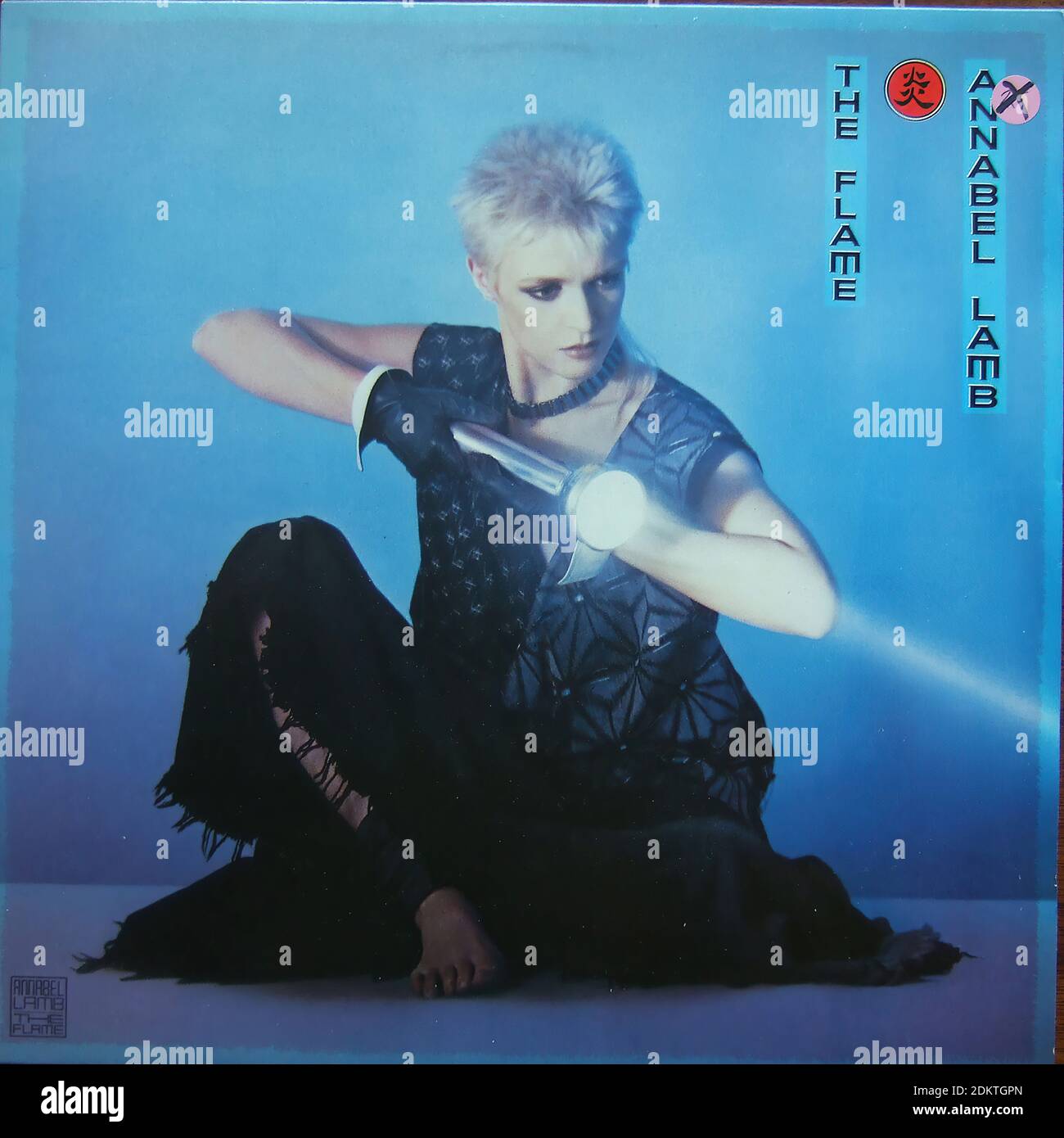 Annabel Lamb - The Flame - Vintage vinyl album cover Stock Photo - Alamy