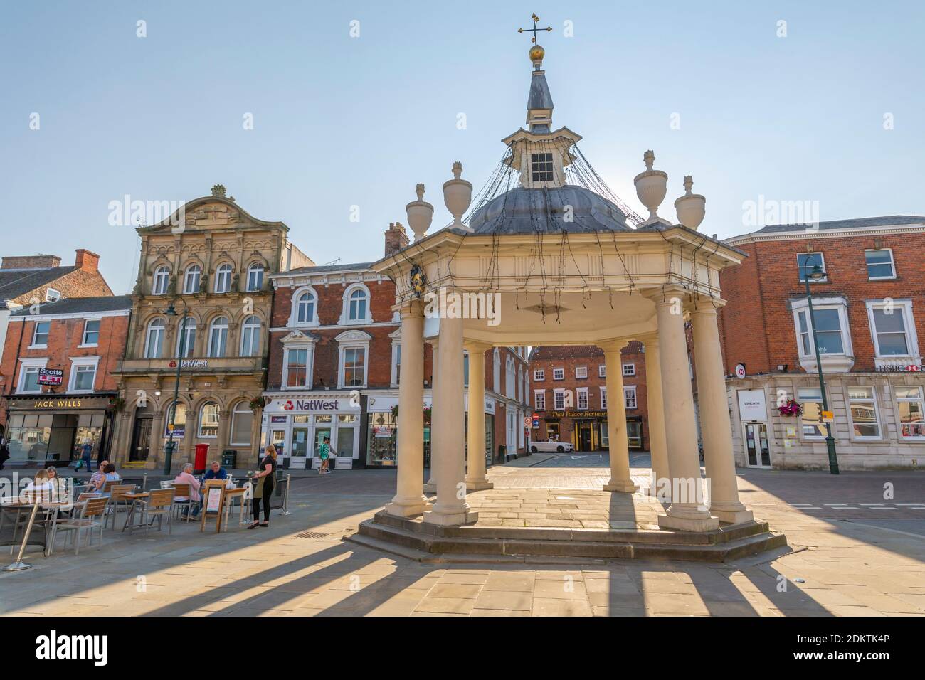 View of the Bandstand in the Market Square, Beverley, North Humberside ...