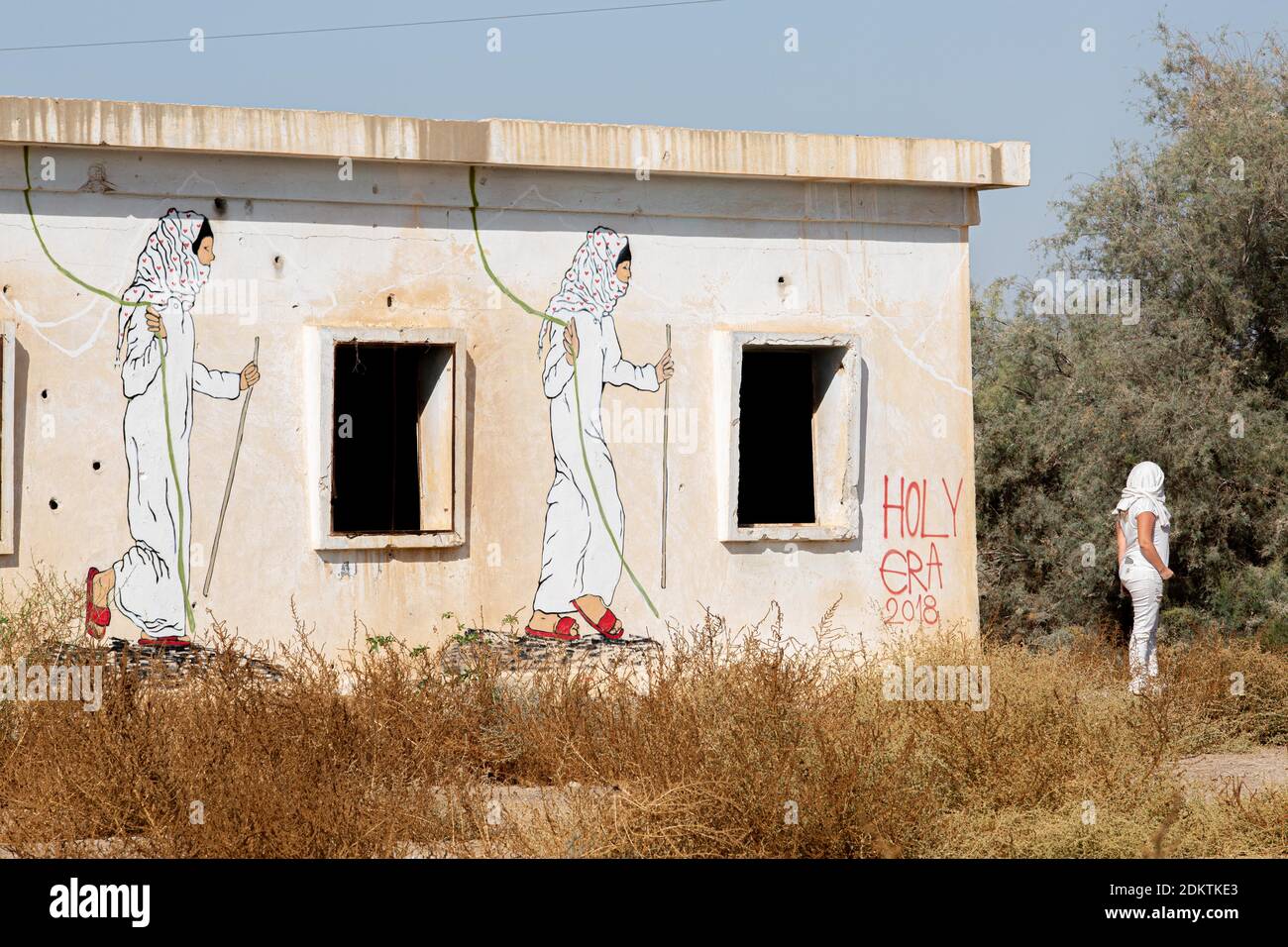 Abandoned and deserted army barracks and buildings at Kalya Beach, on ...