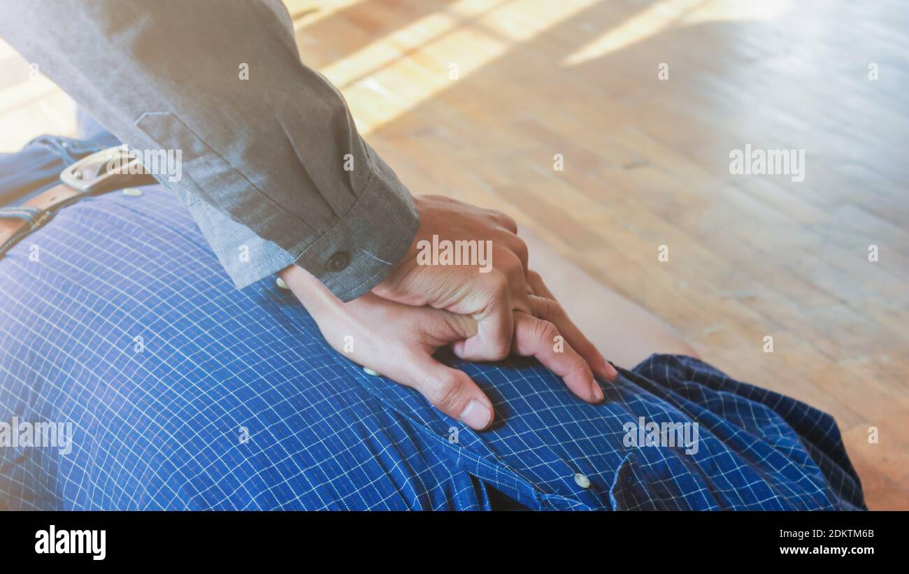 Chest compression system hi-res stock photography and images - Alamy