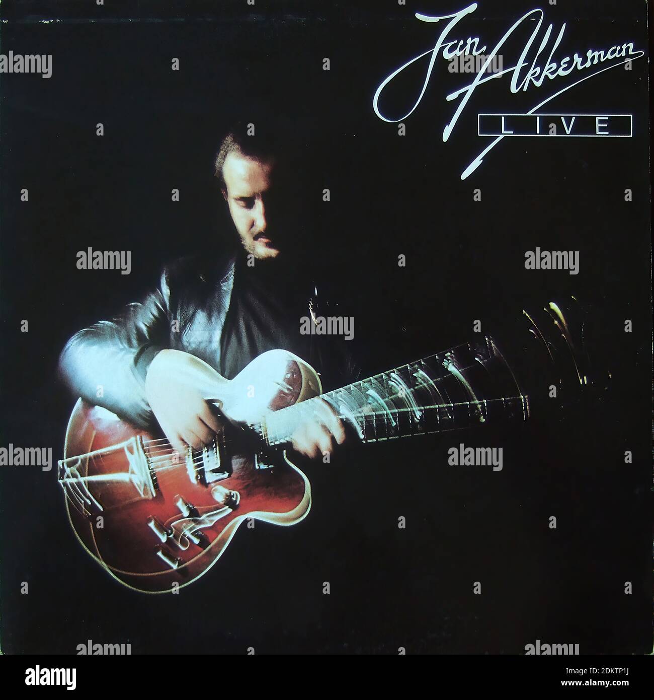 Jan Akkerman - Live - Vintage vinyl album cover Stock Photo - Alamy